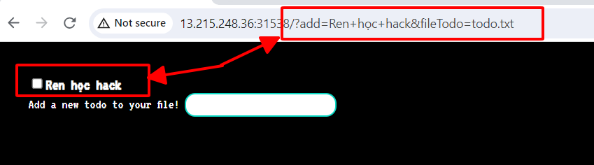 Write-Up Todo Application | Ren